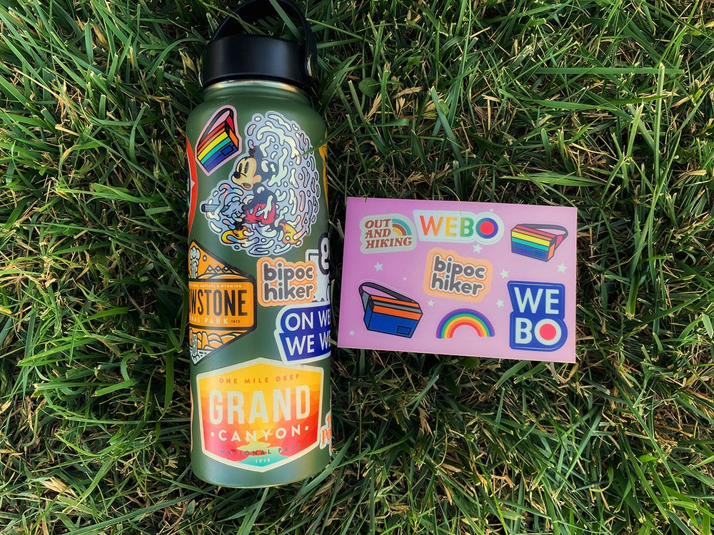 Webo Sticker Sheet - 100% Donation – Westbound Gear